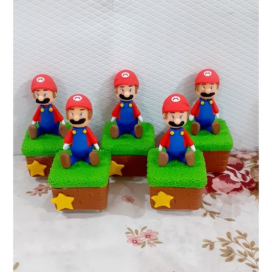 10 unidades kit festa Super Mario /biscuit | Shopee Brasil