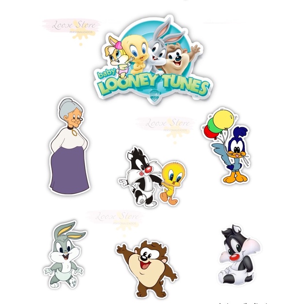 Topo de bolo temático Topper desenho LOONEY TUNES BABY | Shopee Brasil