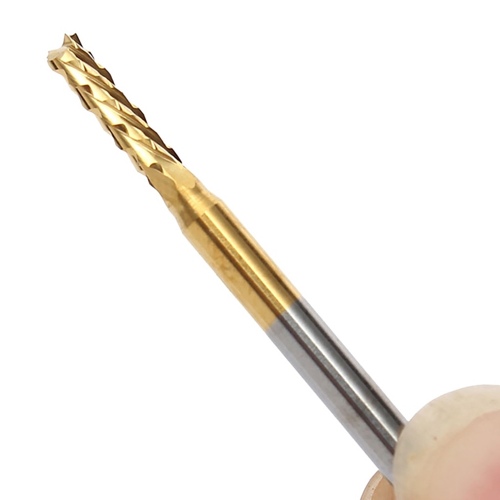 Fresa Raiada Dupla 2,0 Mm C/ Banho Tin Router Cnc Pcb Mdf | Shopee Brasil