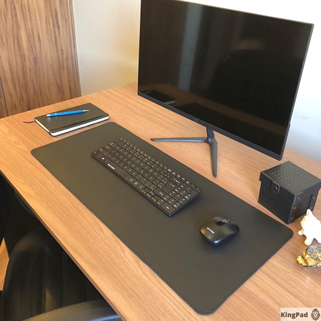 Mouse Pad Desk Pad Max L Couro Ecologico 70x30cm Design Minimalista ...