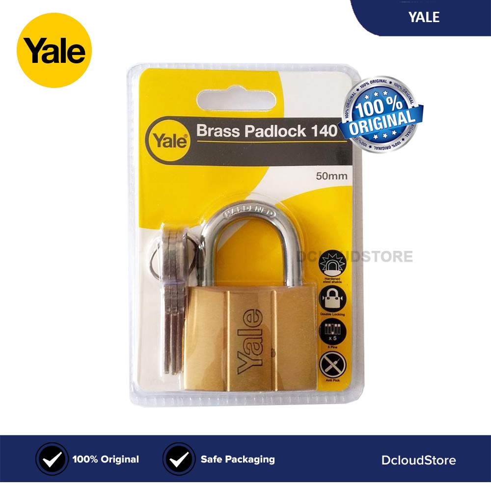 Cadeado Original YALE 40mm Porta Cerca | Shopee Brasil
