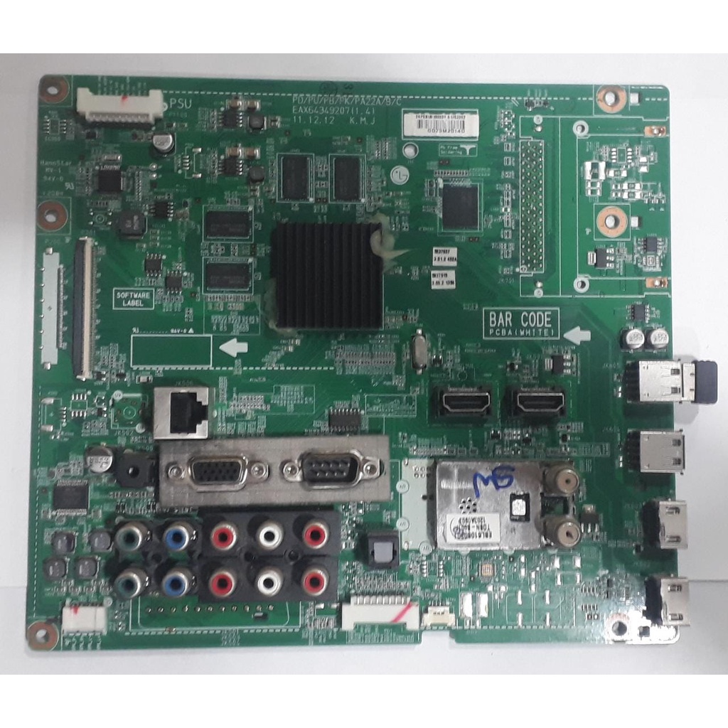 placa principal lg 60pm6700 cod. eax64349207 1.4 (cx9) | Shopee Brasil