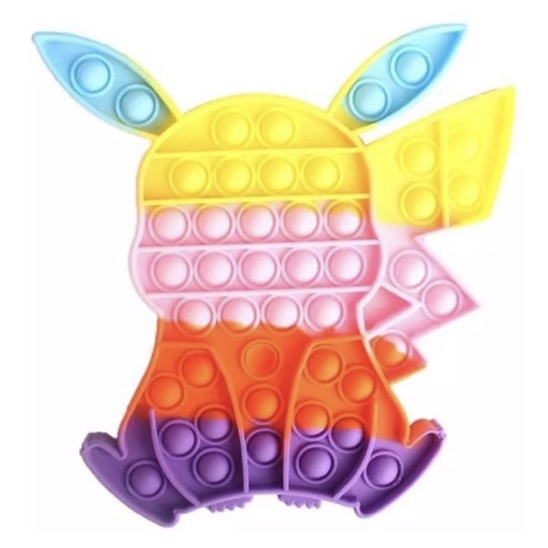 Big Bubble Pop It Pikachu Pokémon Candy Fidget Toy Raro | Shopee Brasil