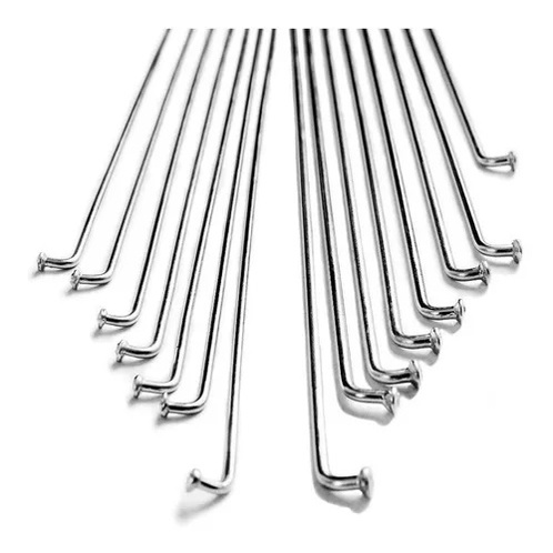 Jogo de Raios Para Bicicleta Inox Não Enferruja Para Aro 26 255x2.0 Para Duas Rodas 72 Raios ...