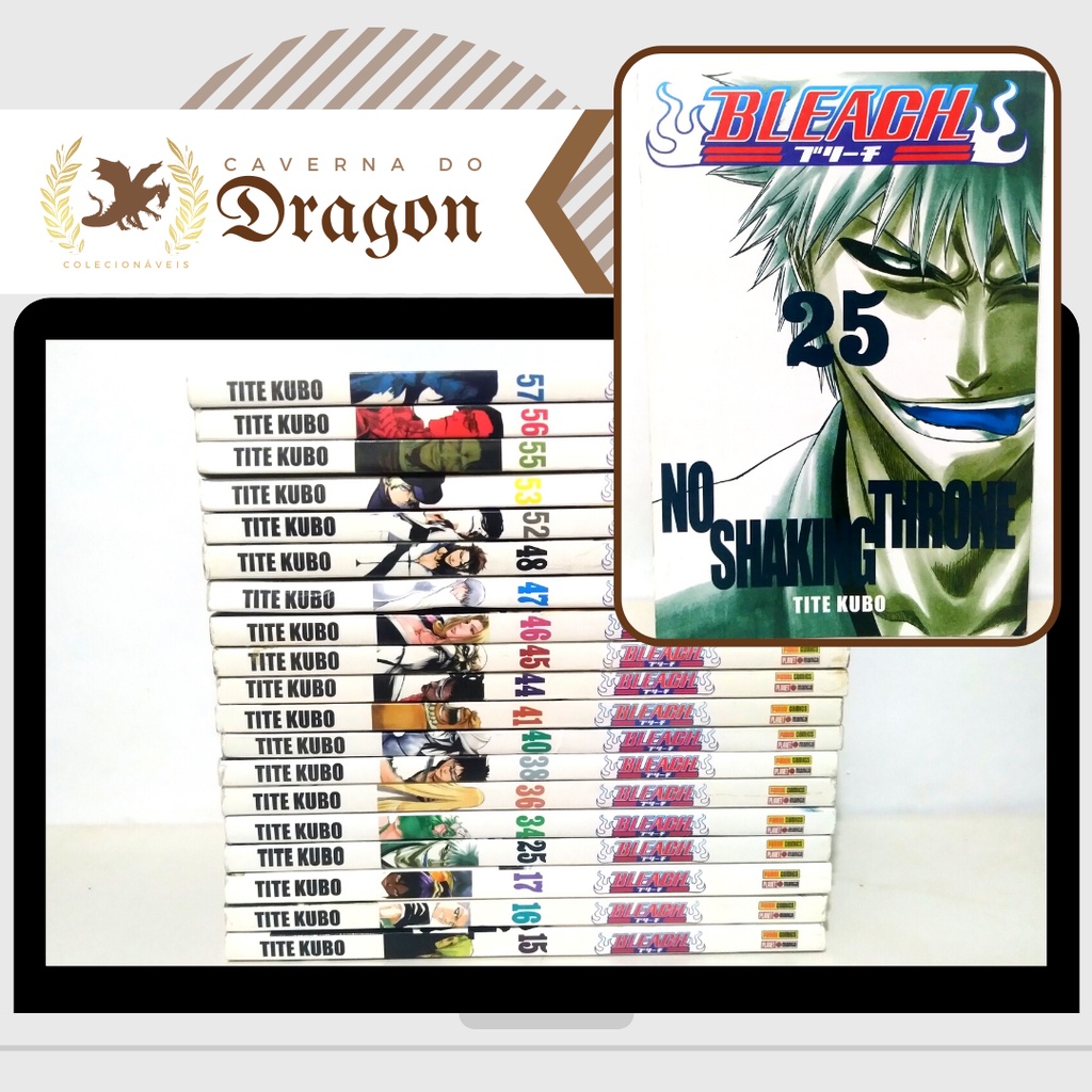 Mangá Bleach, 1ª Edição, volumes variados de 1 ao 50 (LA) | Shopee Brasil