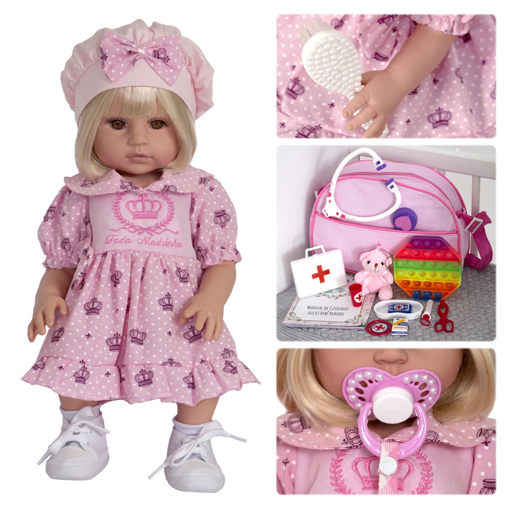 Boneca Princesa Baby Dolls Realista na Shopee Barata | Shopee Brasil