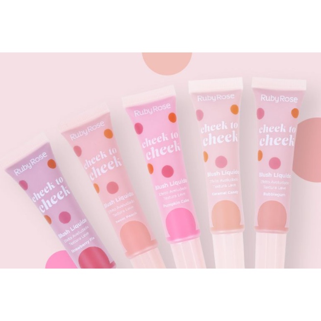 Blush Líquido Cheek To Cheek Ruby Rose Hb6116 | Shopee Brasil