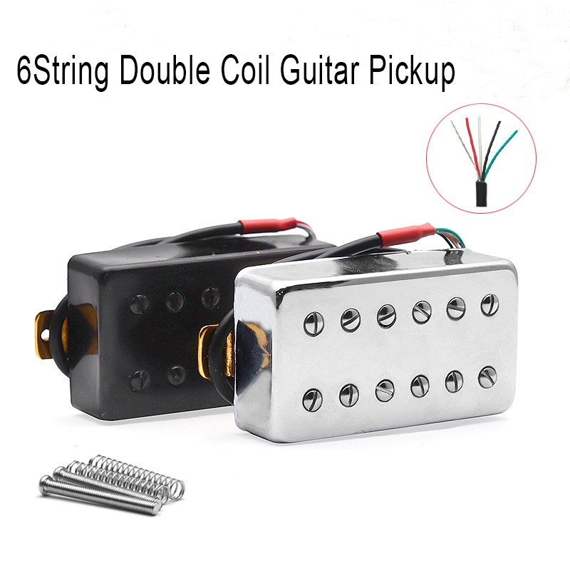Bobina Dupla 12 Buracos Humbucker Pickup Para Guitarra Elétrica LP ...