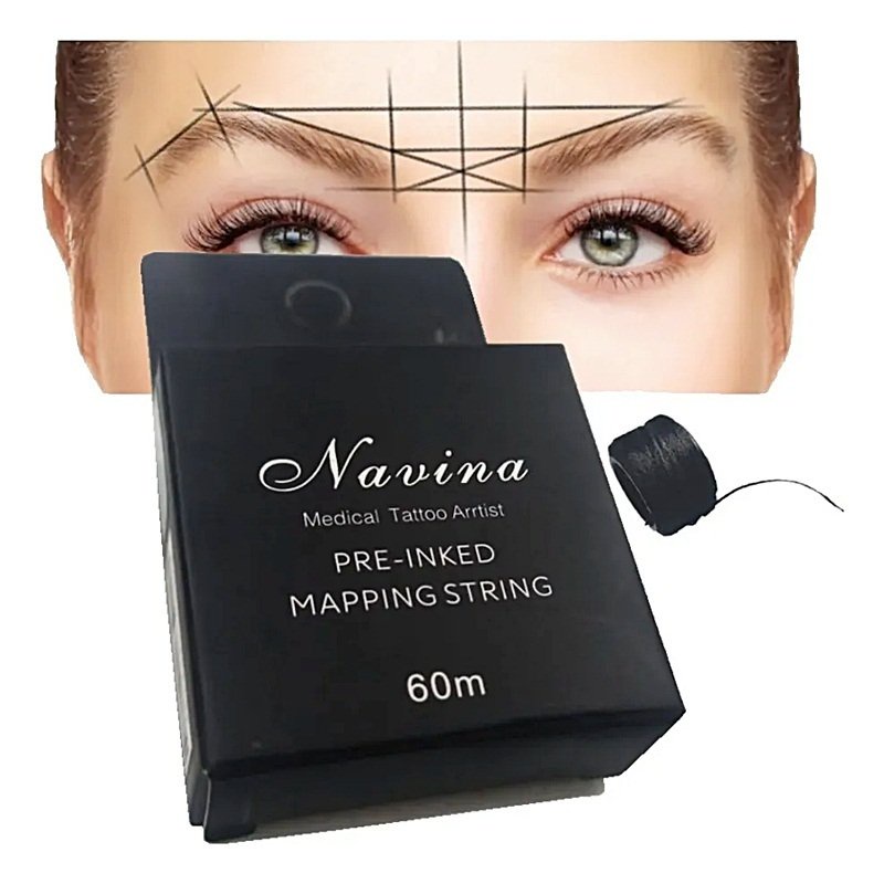 Linha De Marcação Pigmentada Preta 60 Metros Navina Para Marcação De