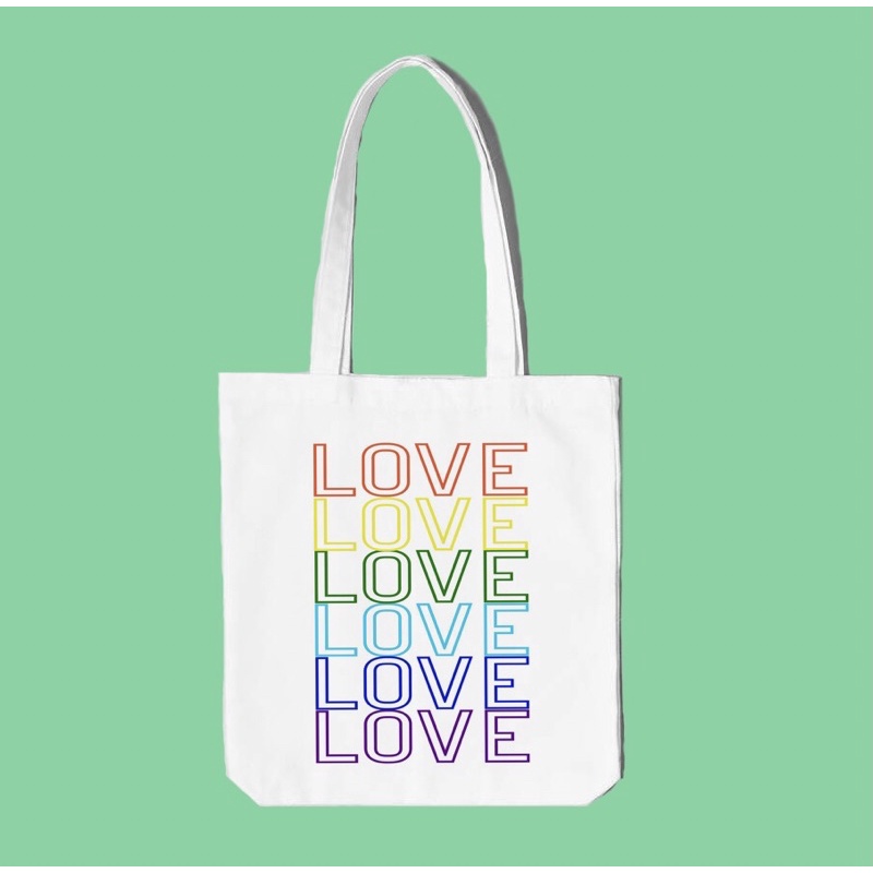 Bolsa Sacola Ecobag - Love | Shopee Brasil