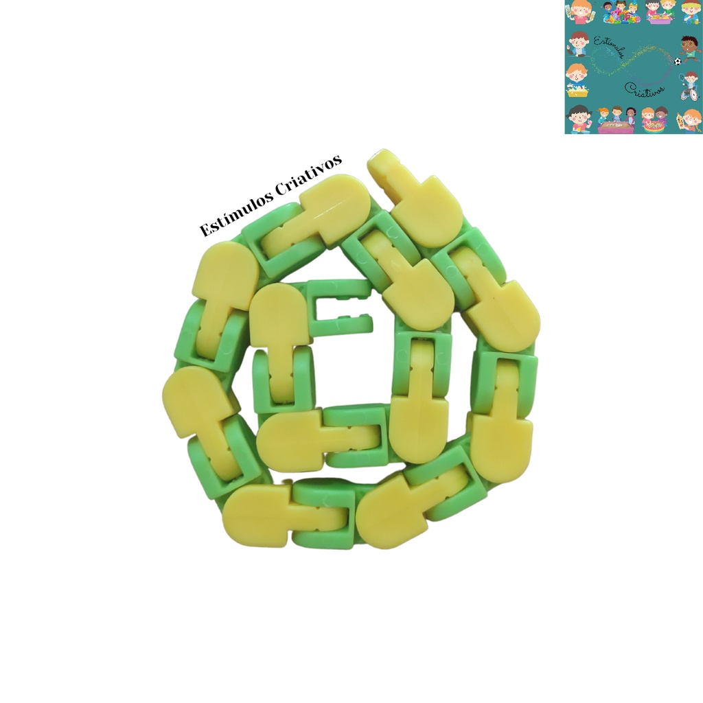 Fidget Wacky Track Snake Stim Toy. Brinquedo Antiestresse Sensorial ...