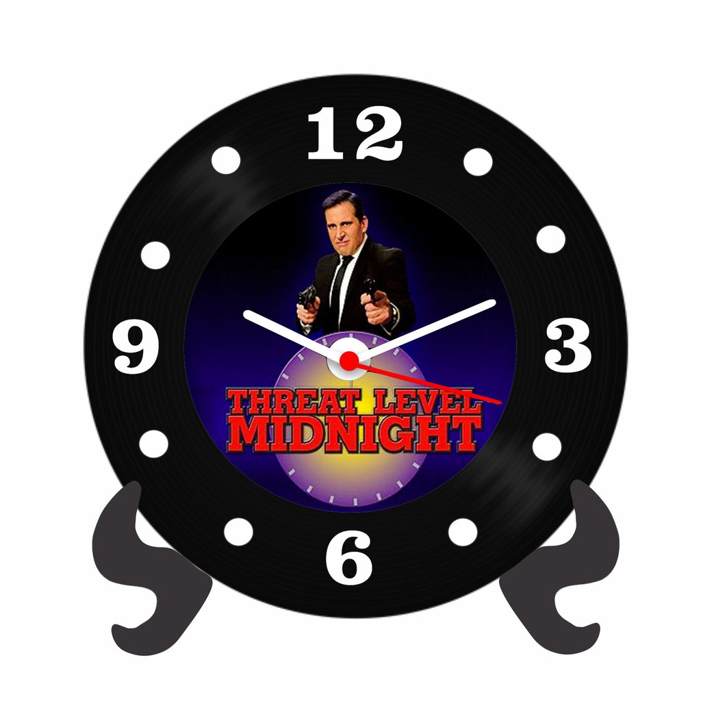 Relógio Threat level Midnight Michael Scott | Shopee Brasil
