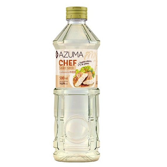 Saquê Culinário Chef Azuma Japonês - 500 Ml - Three Foods Distribuidora ...