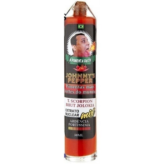 Molho de Pimenta T Scorpion e Brut Jolokia Johnny`S Peper 50 ml ...