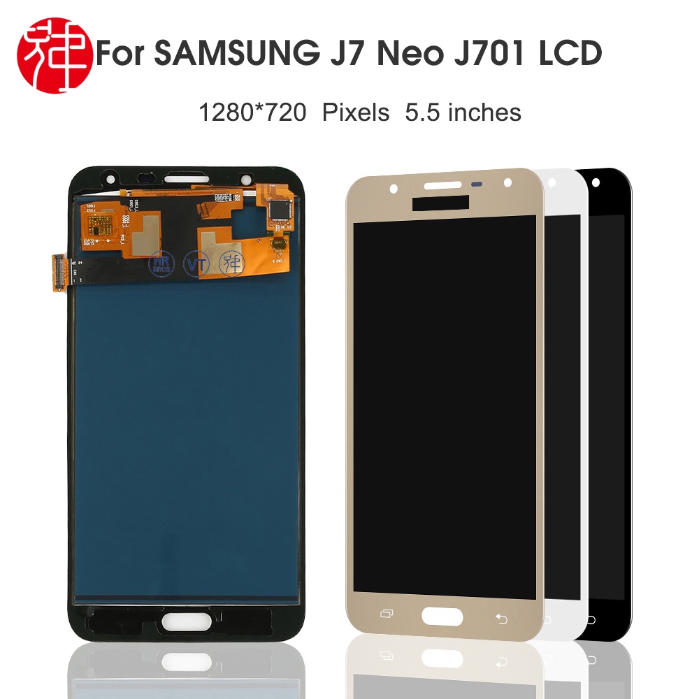 Tela Sensível Ao Toque Frontal De 5.5 " TFT Para SAMSUNG Galaxy Neo J7 J701 J701F J701M LCD ...