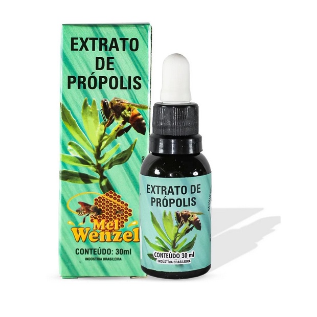 Extrato de Propolis Conta Gotas 30ml Wenzel | Shopee Brasil