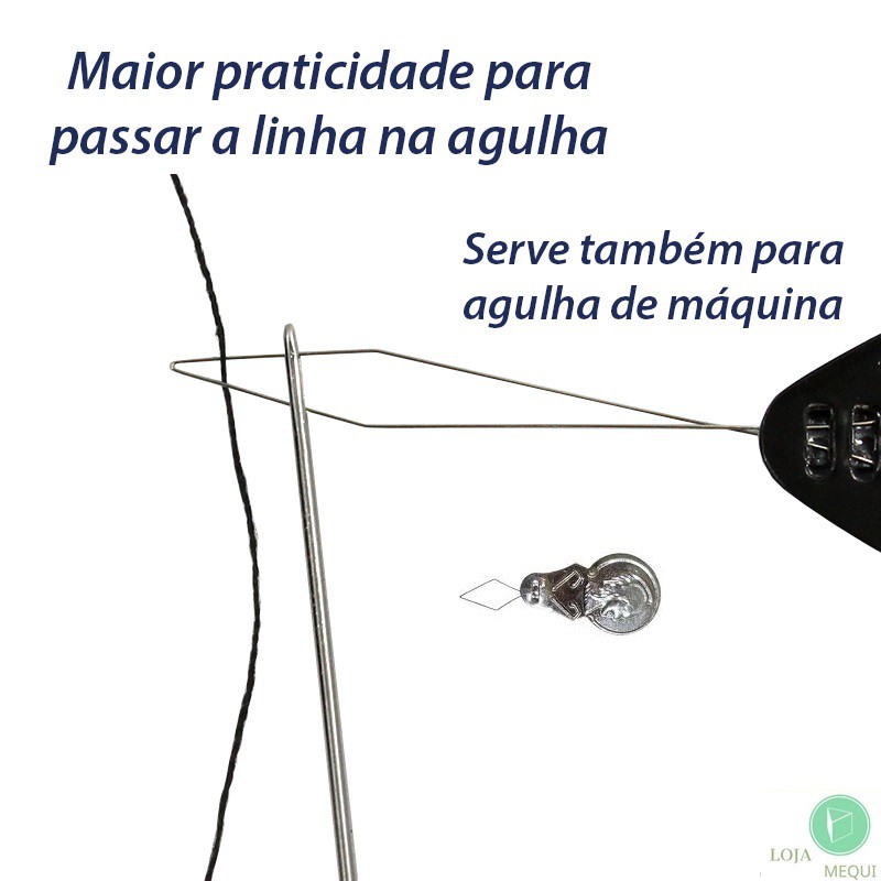 Passador de Linha em Agulha Máquina de Costura - 10 unidades | Shopee ...