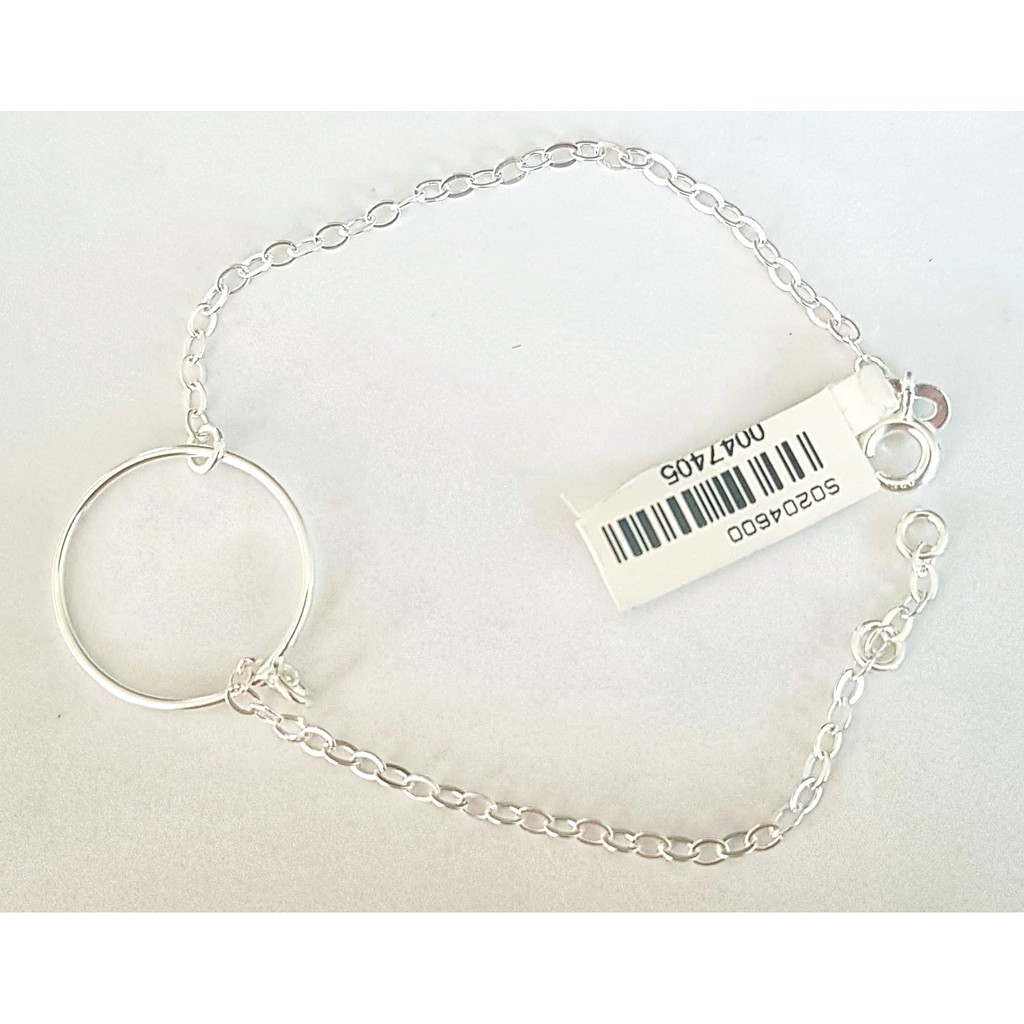 Pulseira Prata 925 Elo de Argola | Shopee Brasil