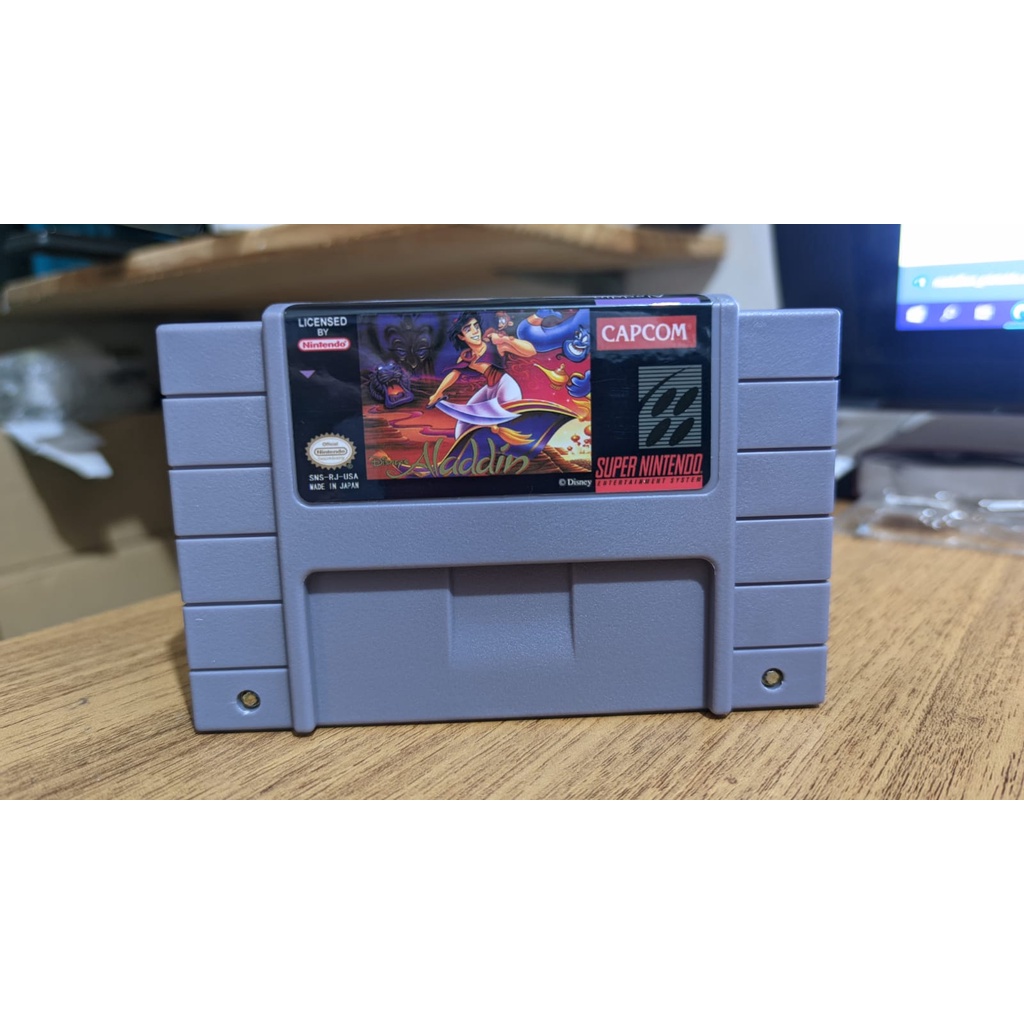 Jogo Repro Super Nintendo Alladin snes | Shopee Brasil
