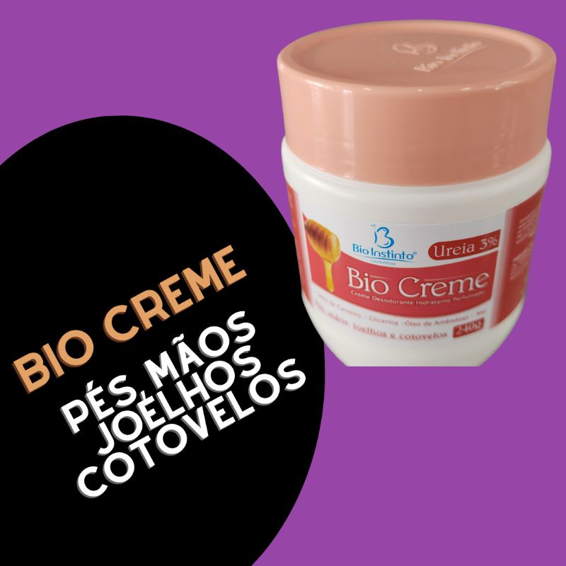 Biocreme Creme Desodorante e Hidratante para os Pés – 240g | Shopee Brasil