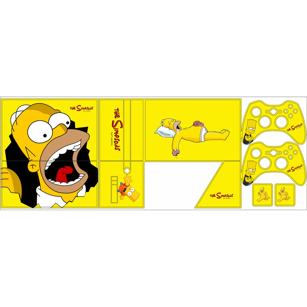Skin Adesiva Xbox 360 Super Slim - Simpsons | Shopee Brasil