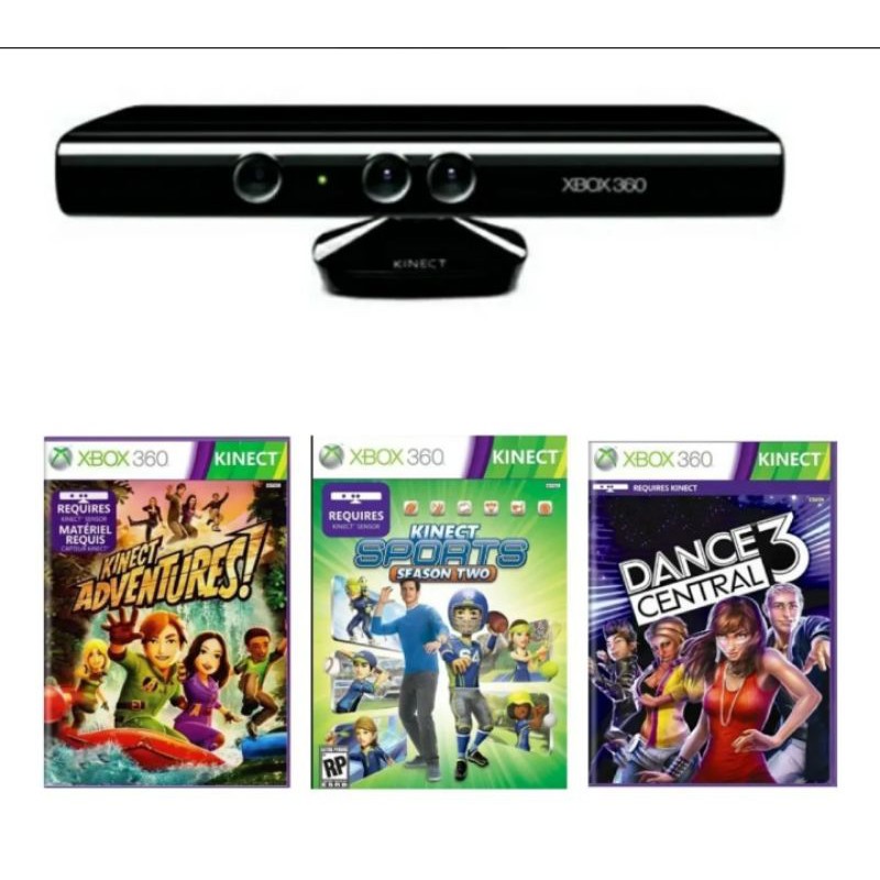 Sensor de Movimento Kinect de Xbox 360 qualquer Modelo | Shopee Brasil