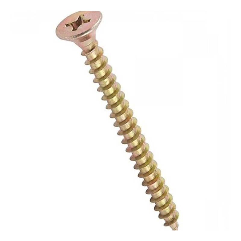 10 parafusos bicromatizados phs 4,5x60 (cabeça chata) | Shopee Brasil