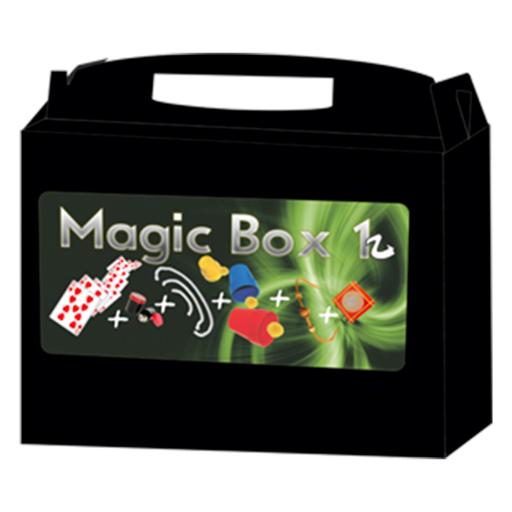 Kit de magicas Magic Box 1 - a partir de 6 anos - com moeda houdini ...