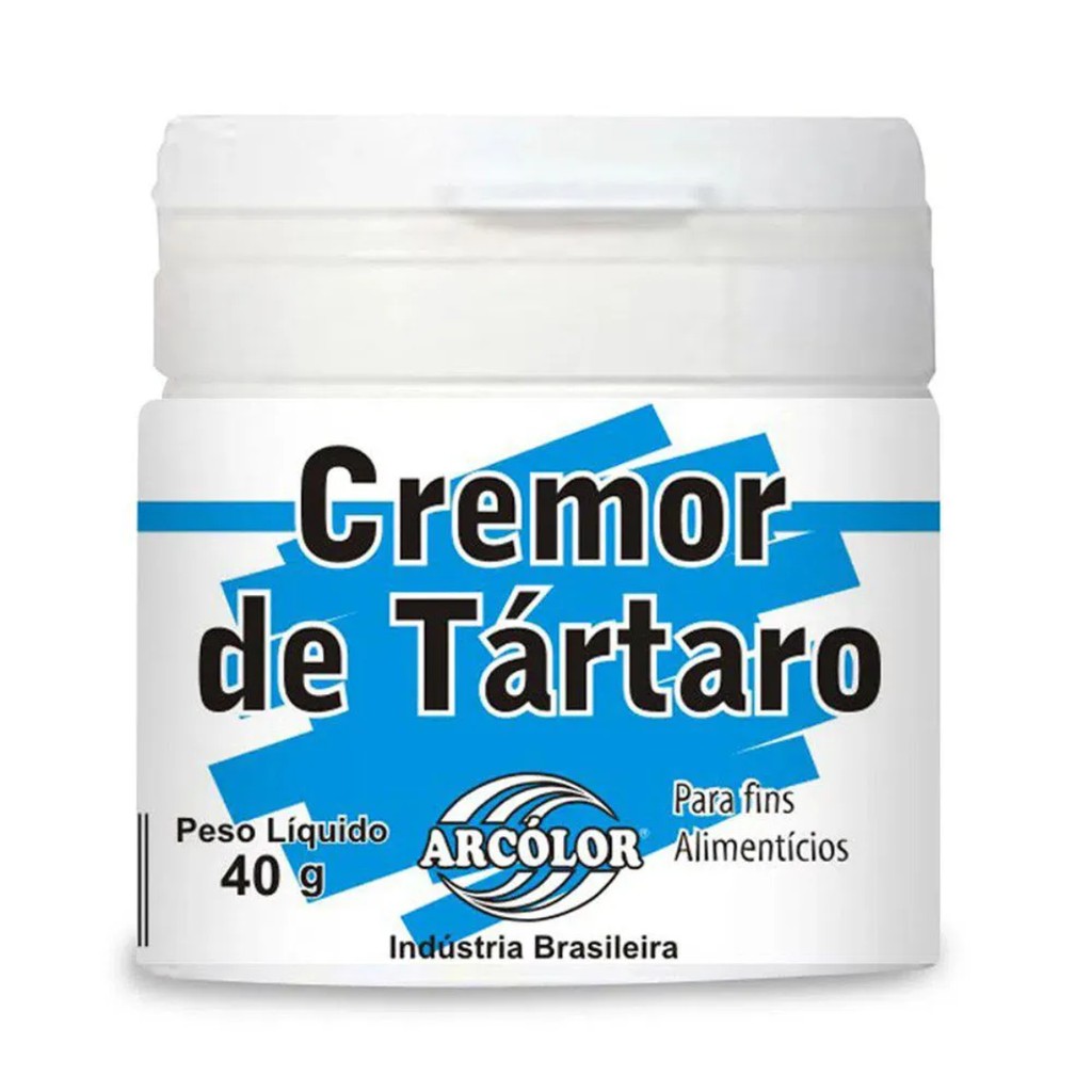 Cremor De Tártaro 40gr Arcolor | Shopee Brasil