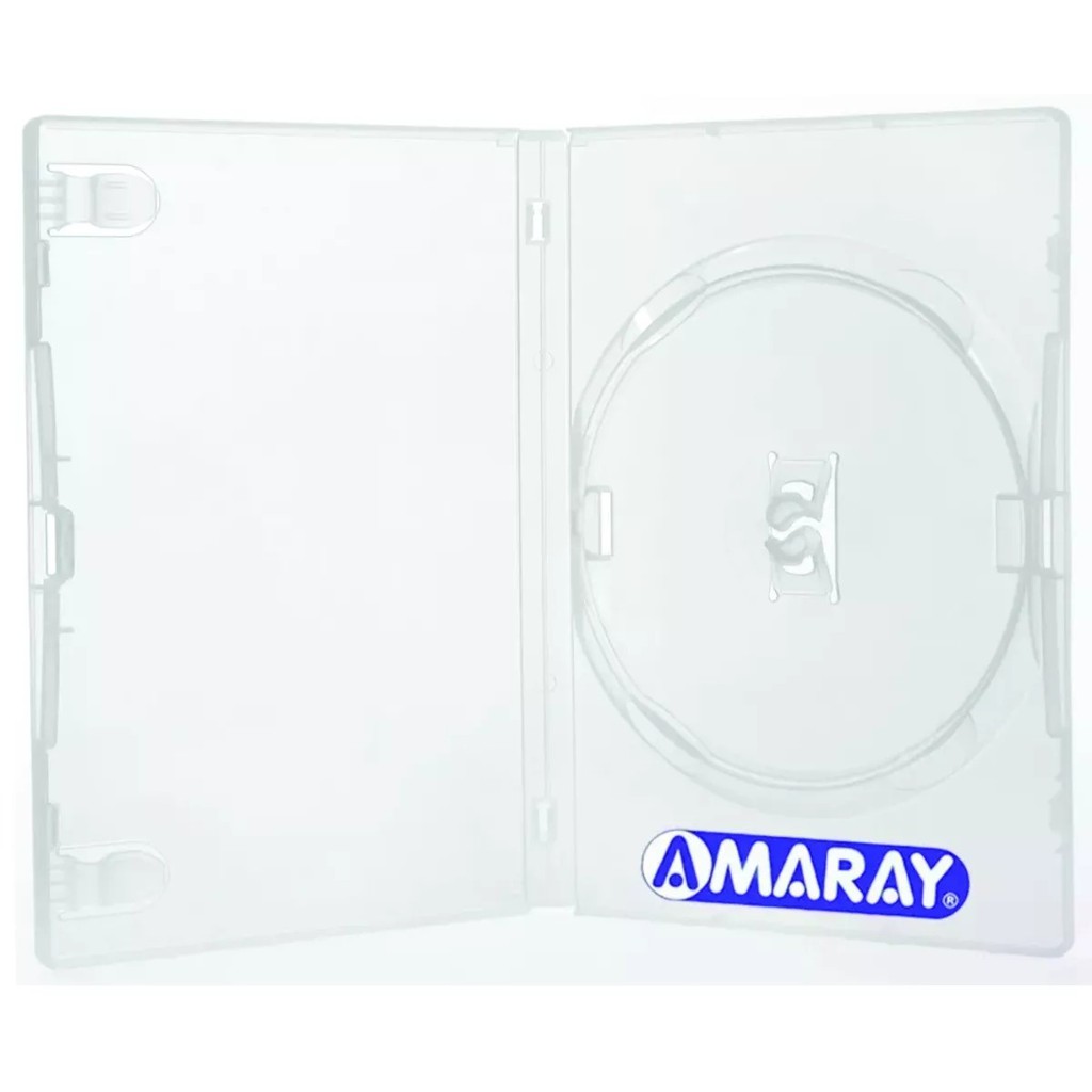 200 Estojo Capa Box Caixinha Dvd Transparente Amaray Fosco | Shopee Brasil
