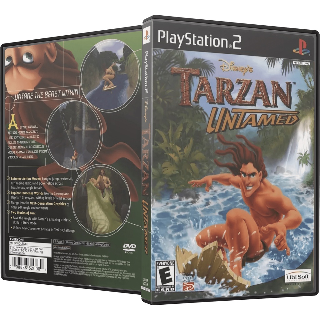 Disney's Tarzan Untamed (USA) para ps2 | Shopee Brasil