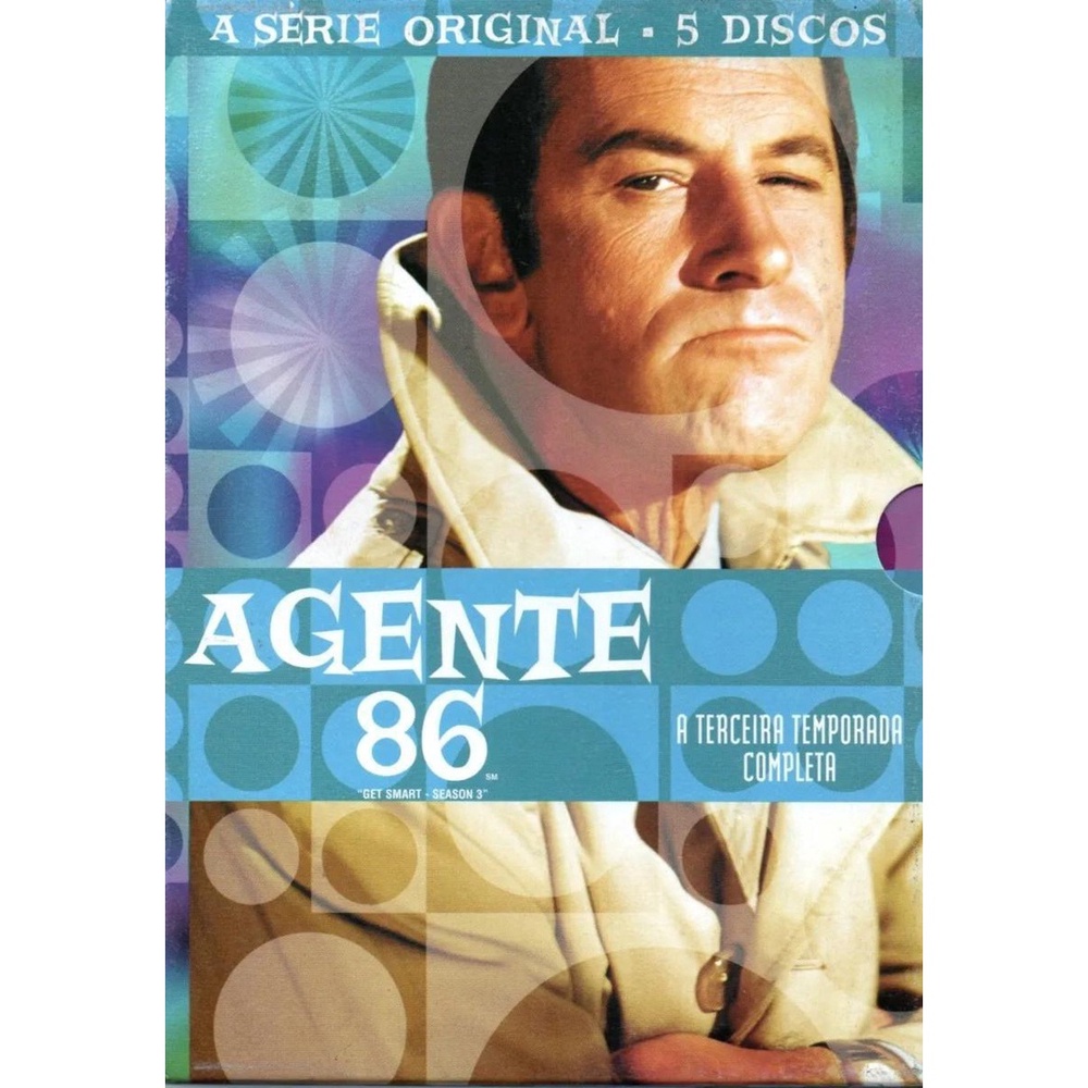 Agente 86 - A Terceira Temporada Completa - Box Com 5 DVDs - Novo/Original/Lacrado | Shopee Brasil