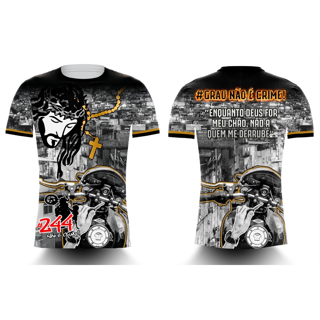 Camisa Camiseta De Quebrada Grau 244 De Favela | Shopee Brasil