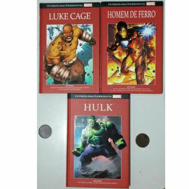 Lote Os Heróis Mais Poderosos da Marvel - salvat # Hulk, Homem de Ferros, Luke Cage | Shopee Brasil