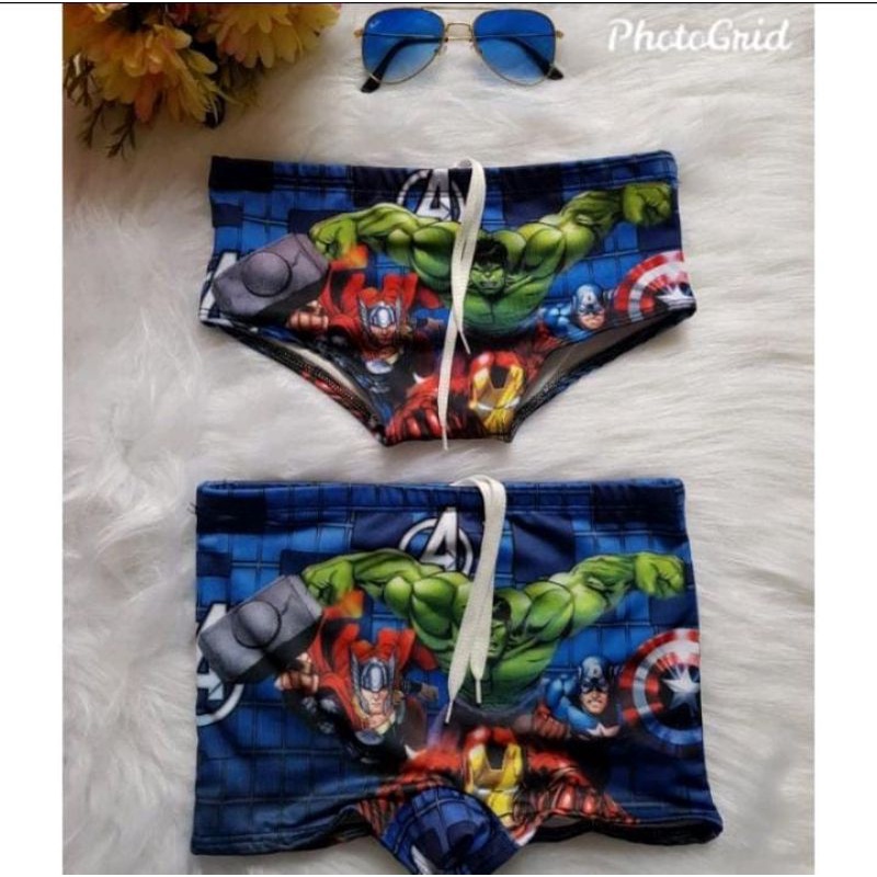 Sunga Box Infantil de Personagens Menino Praia Verão | Shopee Brasil