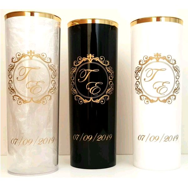 50 Copos Long Drink Personalizados 350 ml com Borda Metalizada | Shopee Brasil