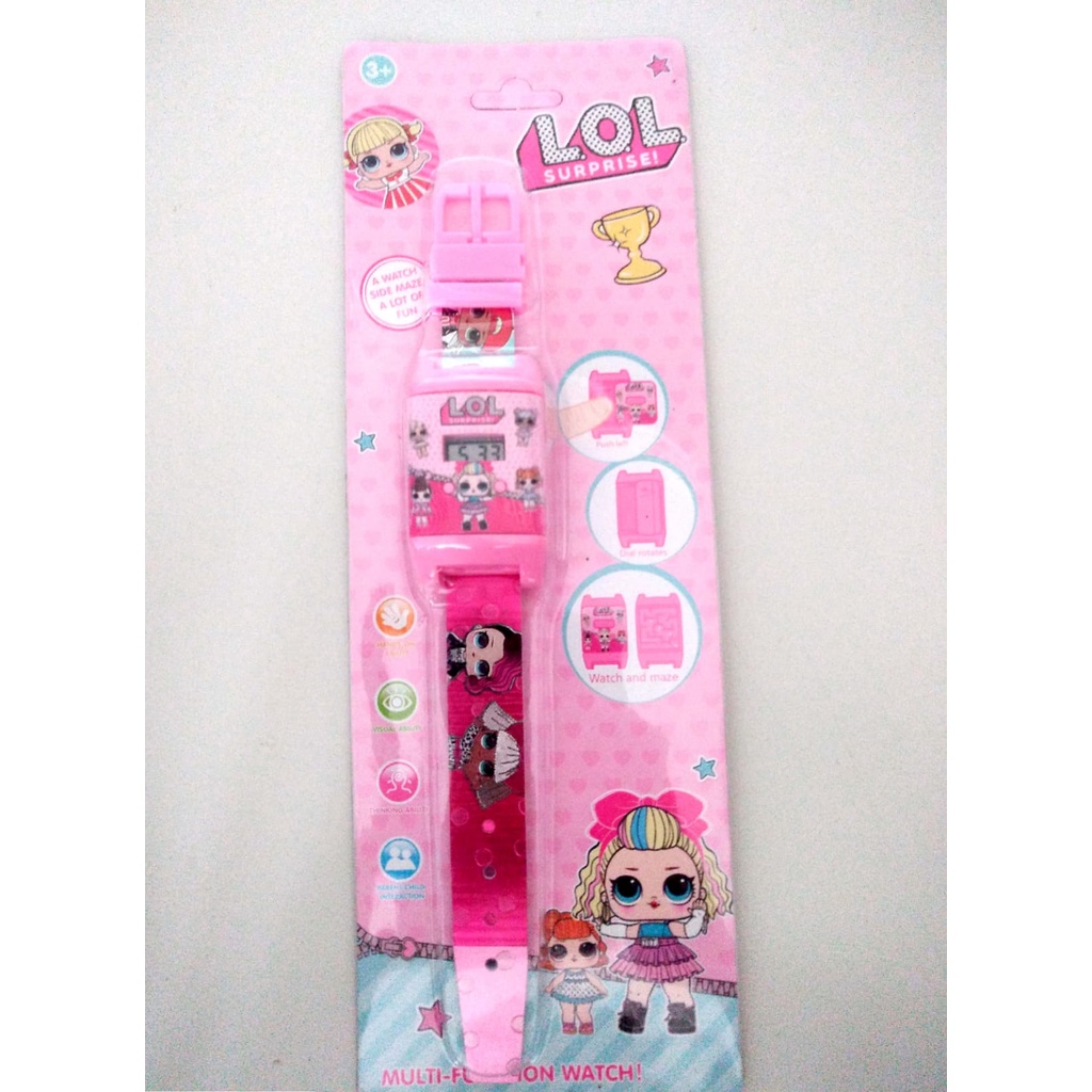 Relógio Infantil Digital Boneca Lol Surprise + Mini Game | Shopee Brasil