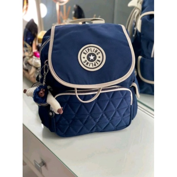 Mochila Kipling Old School Tamanho Médio Impermeável | Shopee Brasil