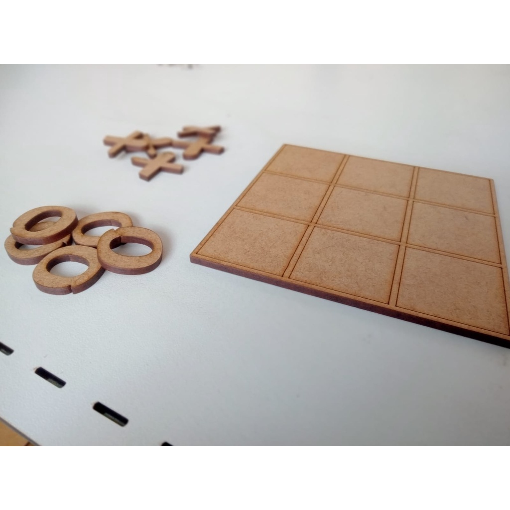 JOGO DA VELHA - MINI- MDF | Shopee Brasil