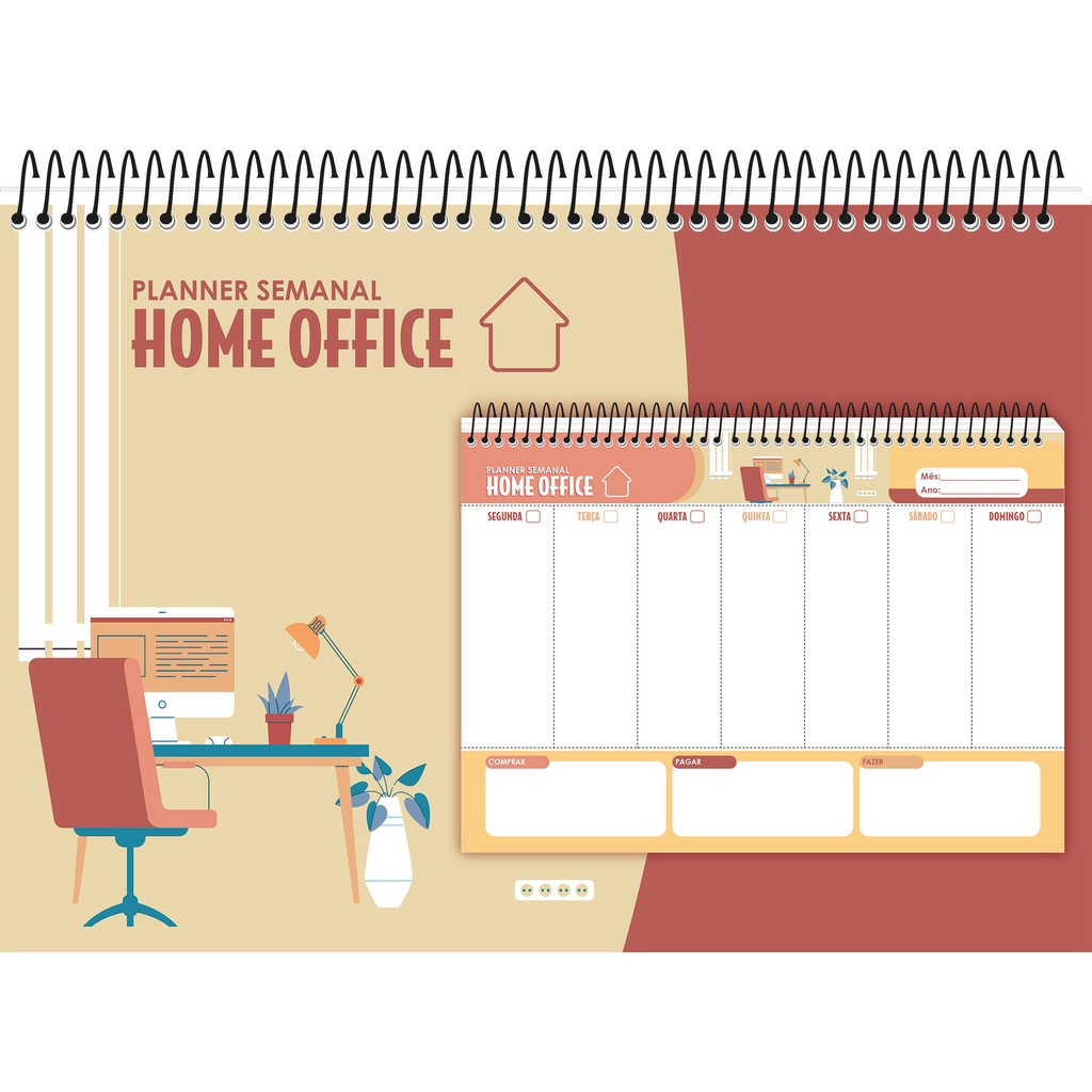 PLANNER SEMANAL HOME OFFICE | Shopee Brasil
