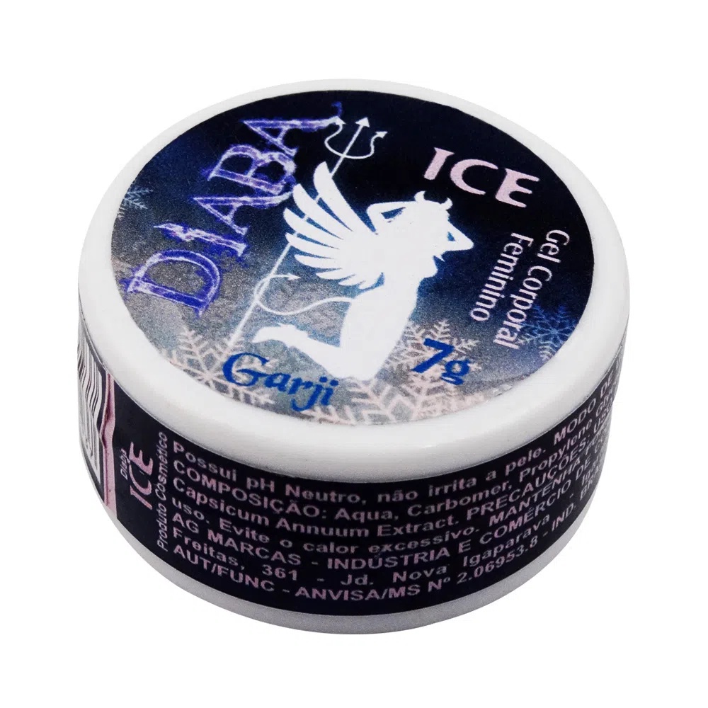 DIABA ICE POMADA EXCITANTE FEMININO 7G GARJI | Shopee Brasil