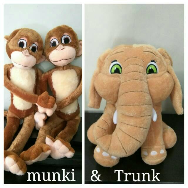 Munki & Trunk Doll (Preço Da Unidade De Elefante Ou) | Shopee Brasil