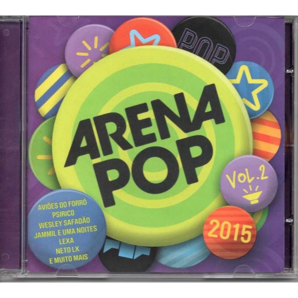 CD Arena Pop Vol2 Wesley Safadão Aviões do Forró | Shopee Brasil