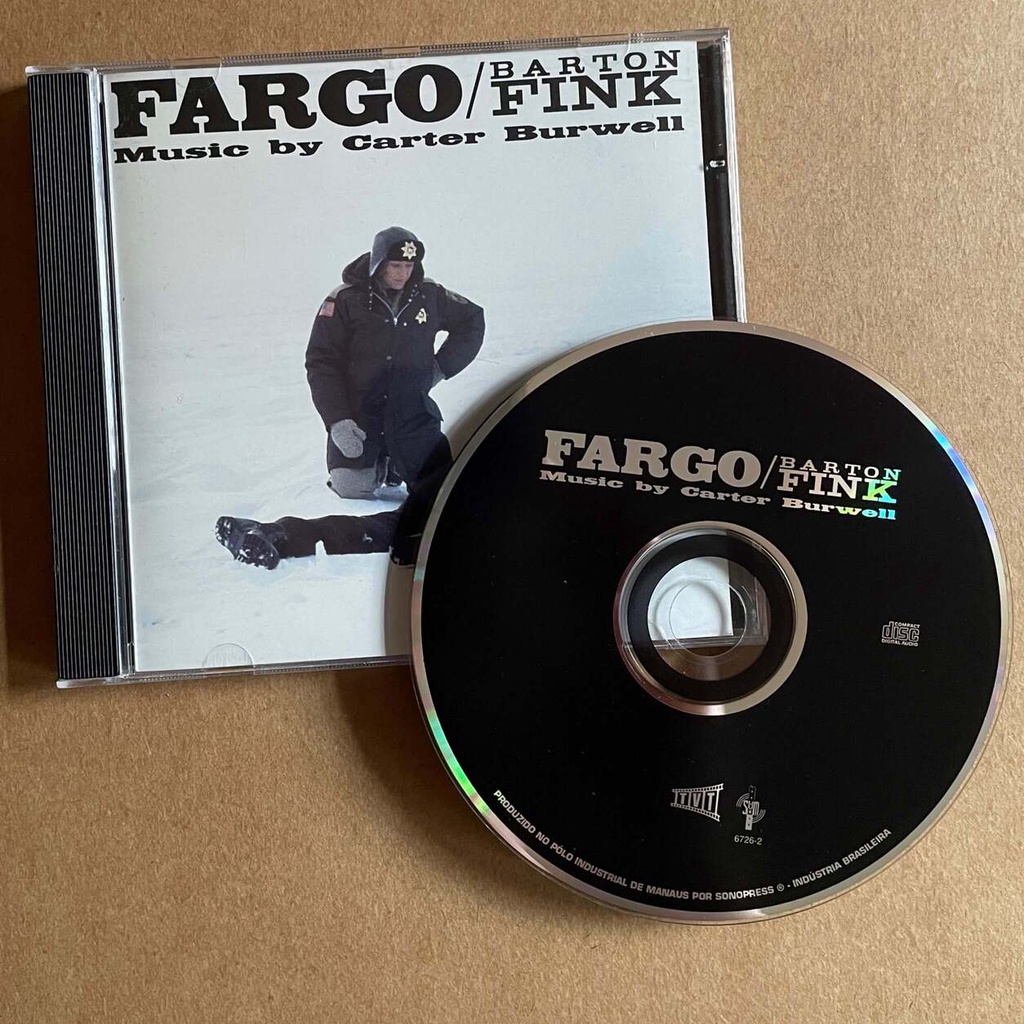 CD Fargo / Barton Fink - Carter Burwell - Trilha Sonora (Irmãos Coen ...