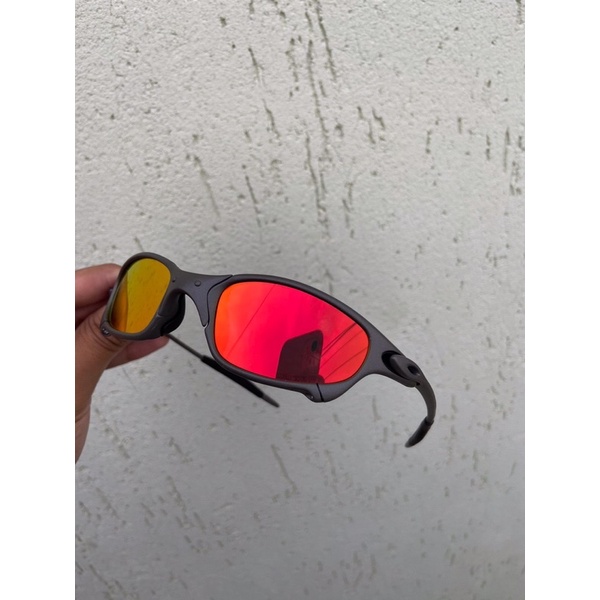 Óculos De sol Oakley Juliet x-metal lentes Ruby brilho reto juliete ...