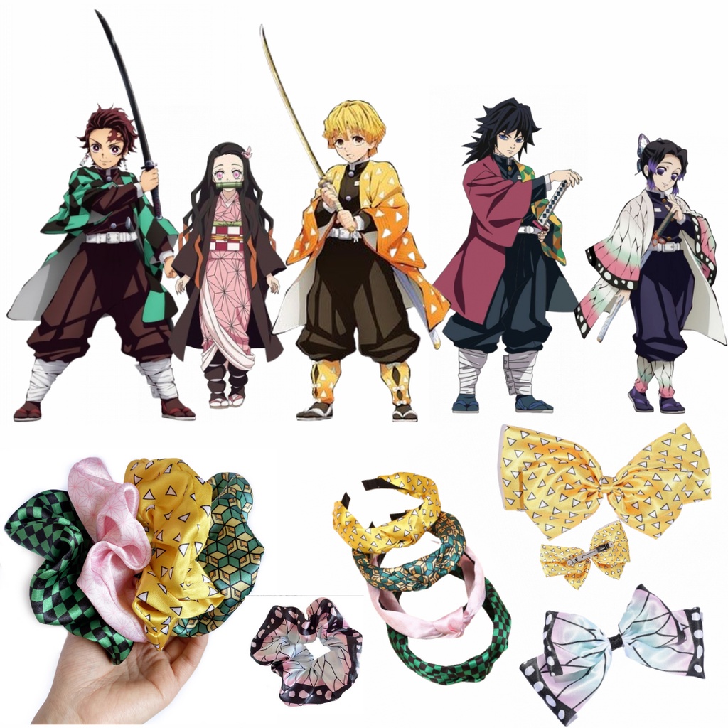 [DEMON SLAYER] Tiara, Xuxa e Laço para Cabelo / Cosplay / Anime ...