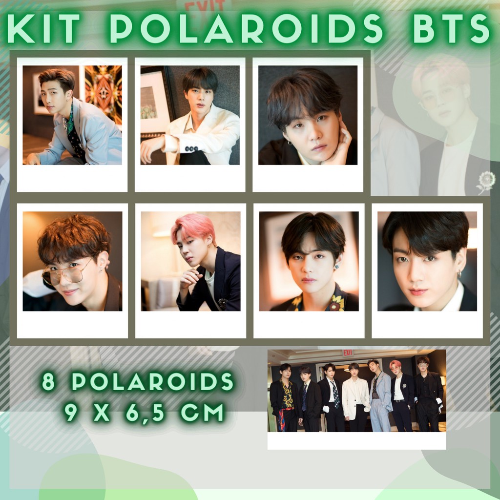 Kit 8 Polaroids BTS Especial Billboard | Shopee Brasil
