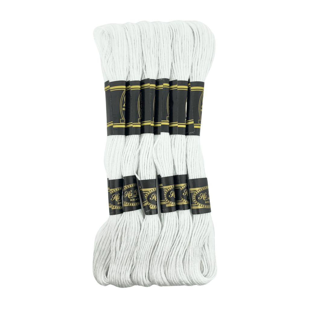 Kit Linhas de Meada Branco | Shopee Brasil