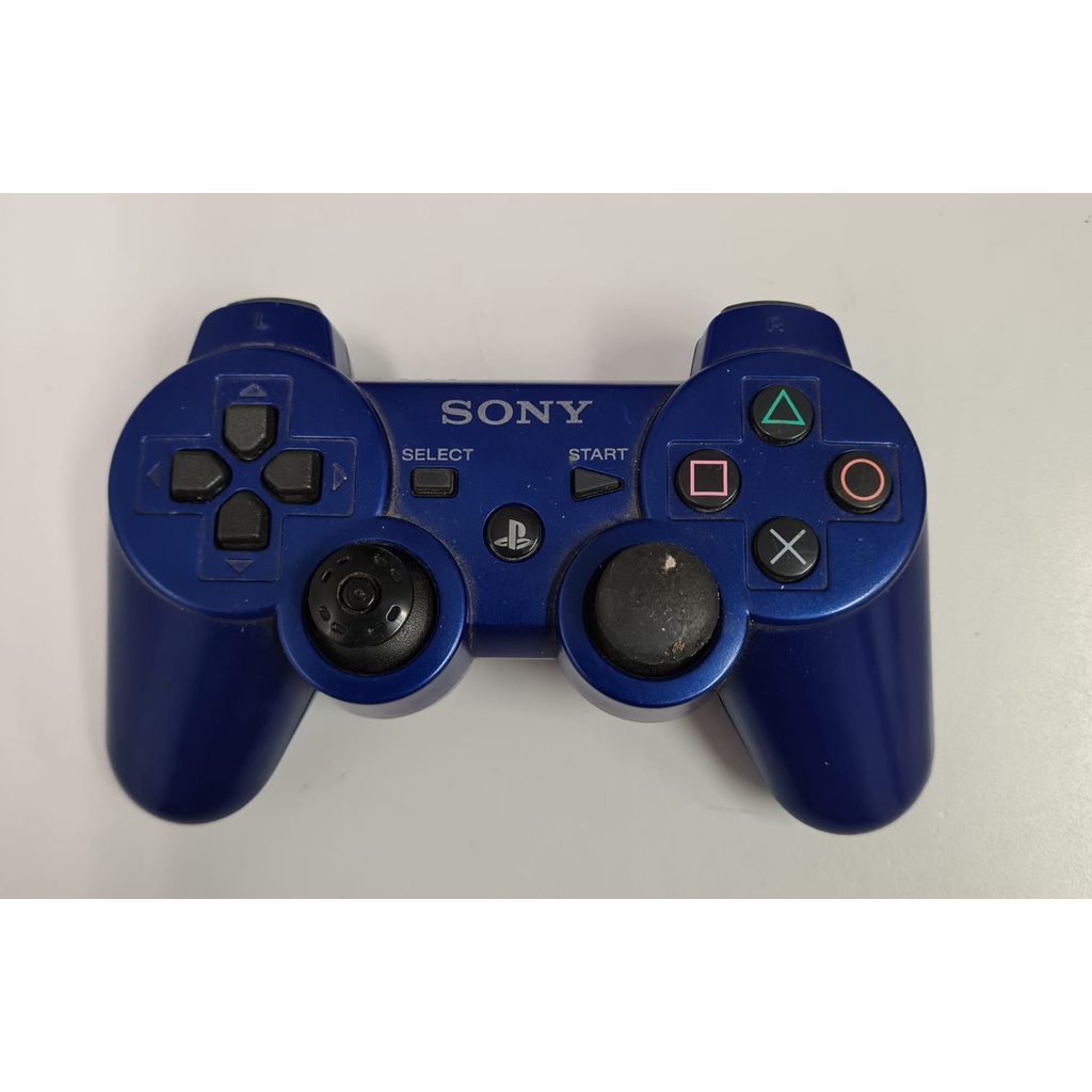 controle dualshock 3 ps3 azul original funcionando | Shopee Brasil