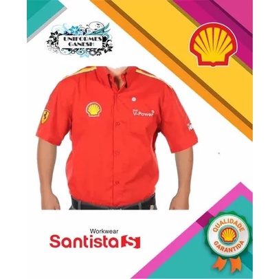 Camisa Shell Frentista/gerente Masculina | Shopee Brasil